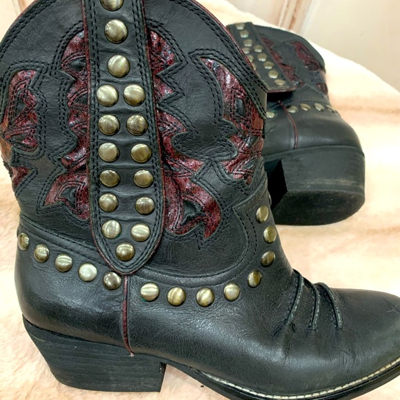 Reba | Shoes | Reba Studded Boots | Poshmark